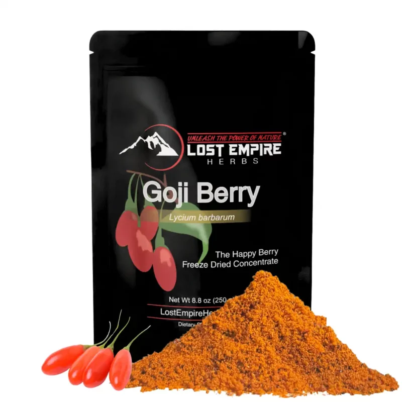 Organic Goji Berry Powder | Herbal Antioxidant Supplement